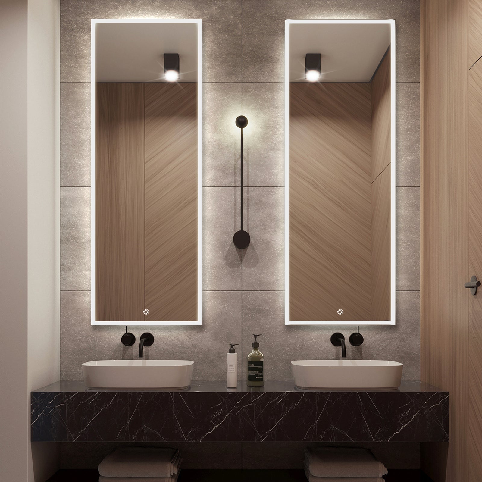 NEPTUNE Custom LED Mirror Sandblasted - Inyouths